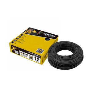 Caja de Cable Calibre 12 THW 600V 100m Negro - Indiana