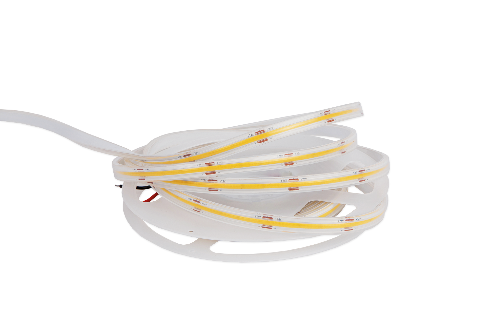 TIRA 1,600 B.CALIDO LEDS CONTINUO FLEXIBLE 5M 55W 12VCD IP 37 WINLED